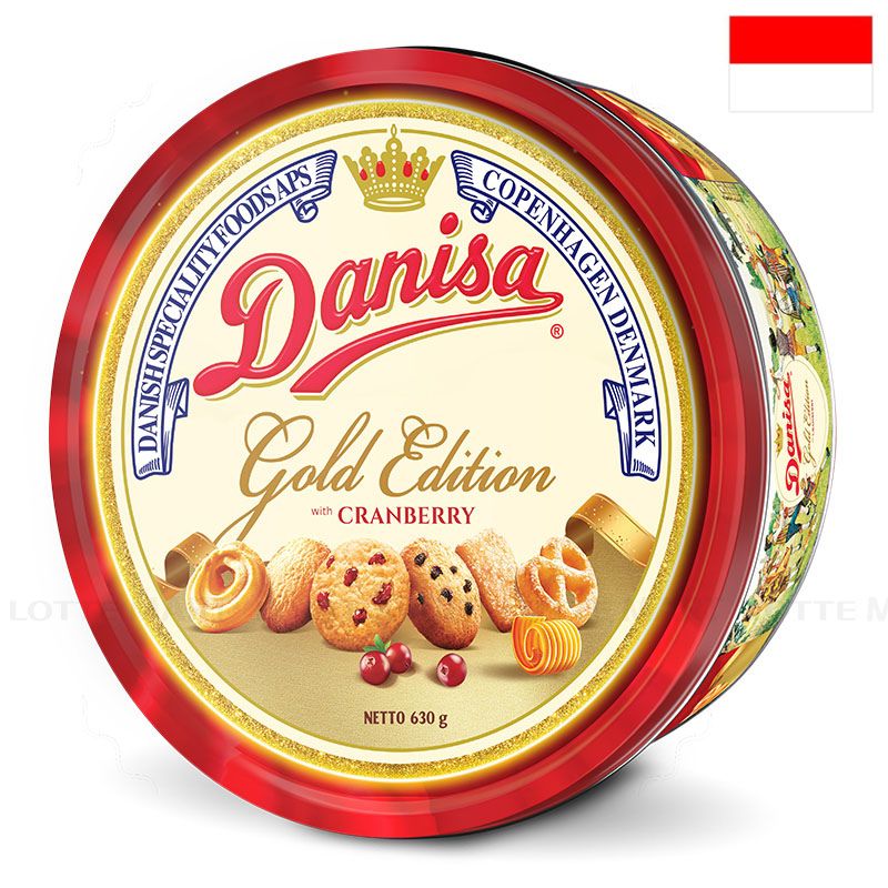 Danisa Gold Berry Butter Cookies 630G