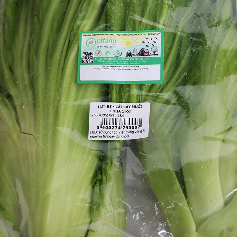 Cải sậy (cải bẹ dưa) 1kg (ea)