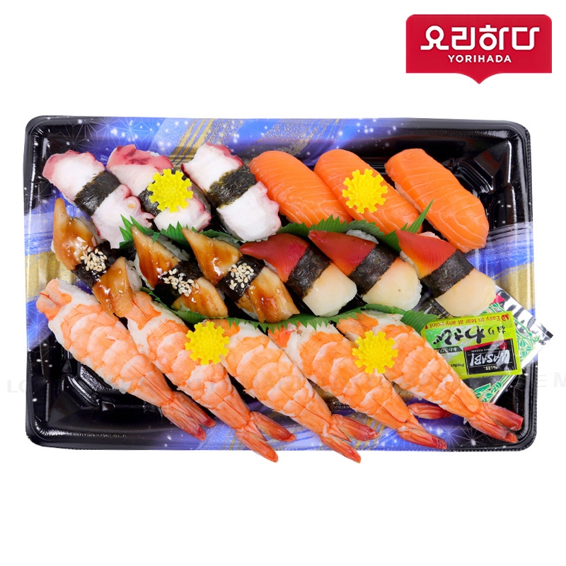 Set Sushi Tôm Premium Và Nigiri 17 Viên 450G (ea)