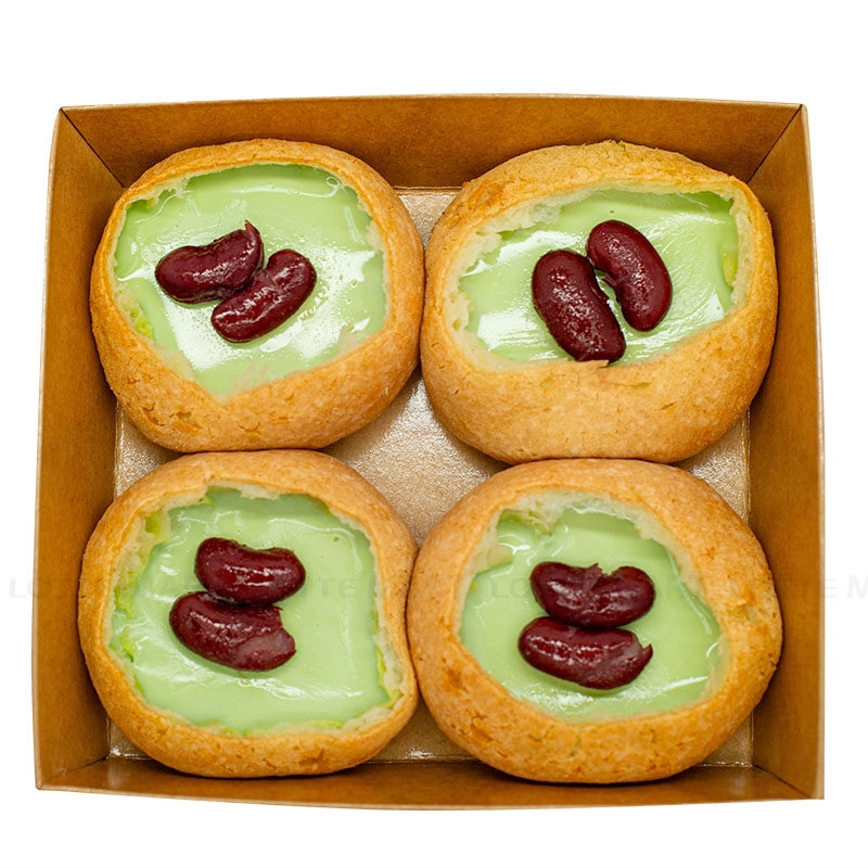 Bánh Su Dai Pudding Trà Xanh Hộp 4 Cái x 70G