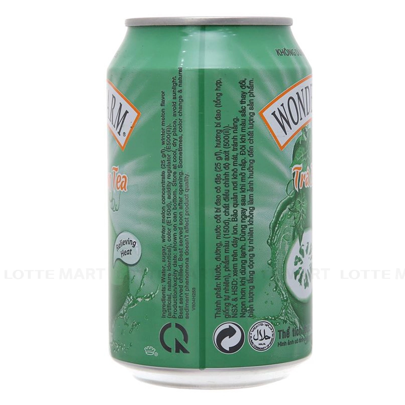 Lốc 24 Lon Trà Bí Đao Wonderfarm 310ml/Lon