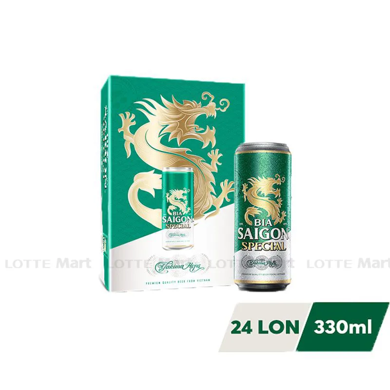 Thùng 24 Lon Bia Sài Gòn Special 330ml/Lon