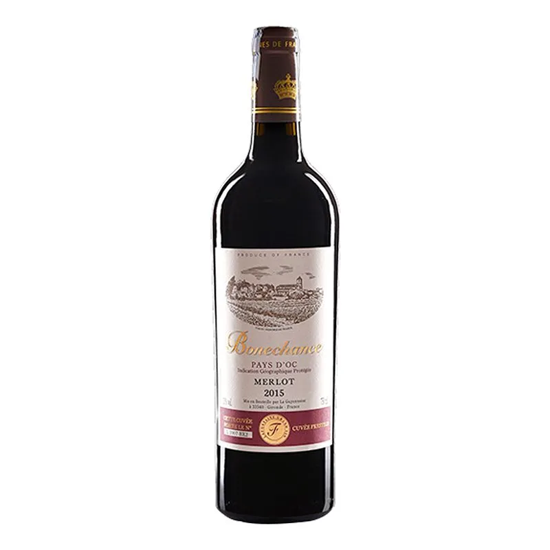 Rượu Vang Đỏ Vin De Pays d’Oc Merlot 14% Vol Chai 750ml