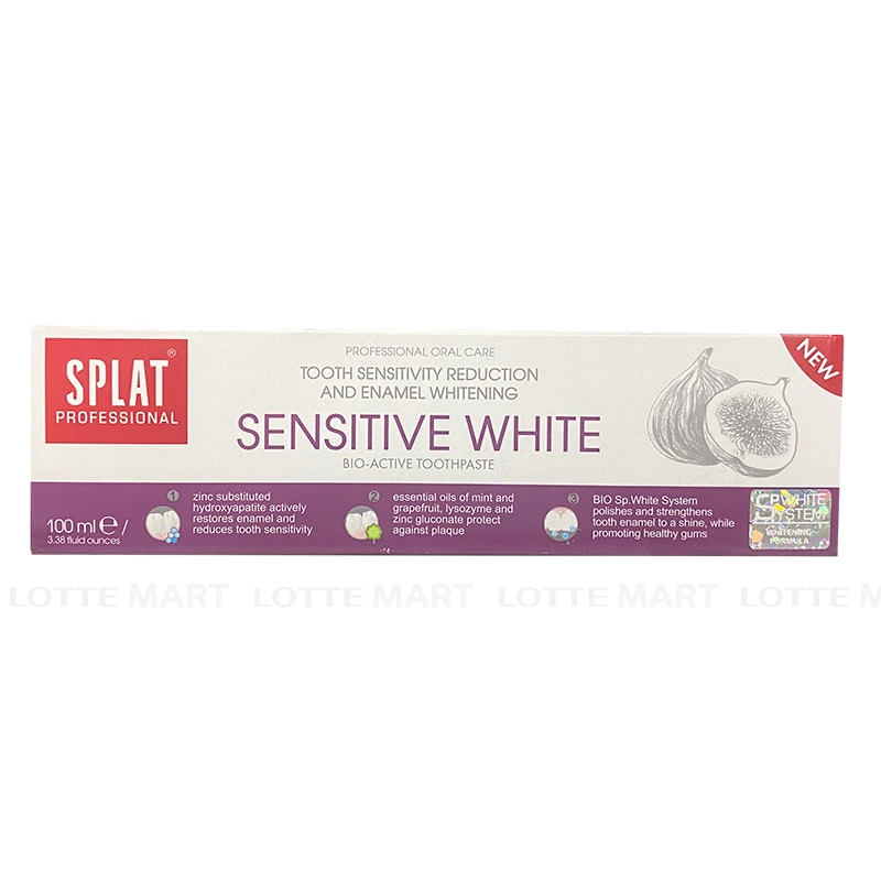 Kem Đánh Răng Splat Thảo Mộc Sensitive White Cho Răng Nhạy Cảm Tuýp 100ml