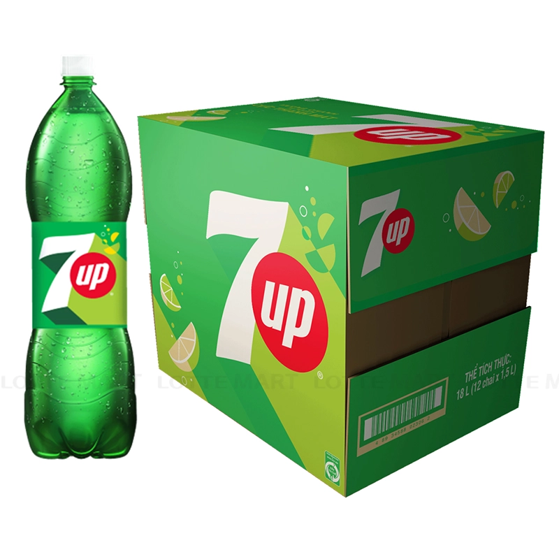 Nước Ngọt 7Up Thùng 12 Chai 1.5L