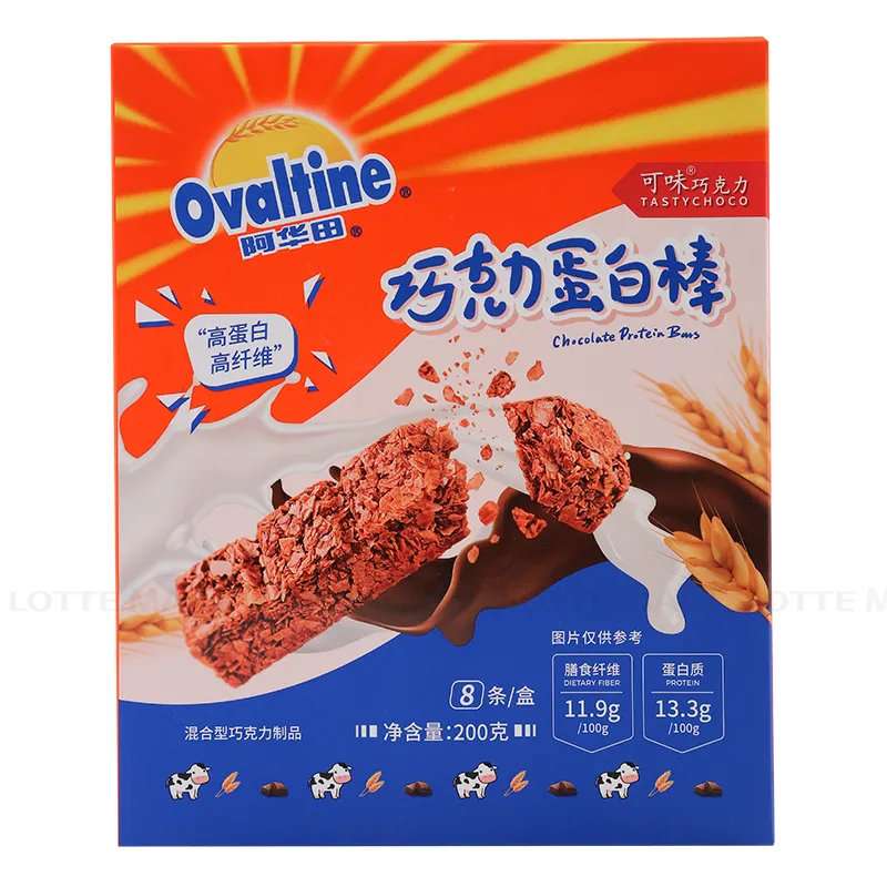 Ngũ Cốc Socola Ovaltine Hộp 8 Thanh 25G