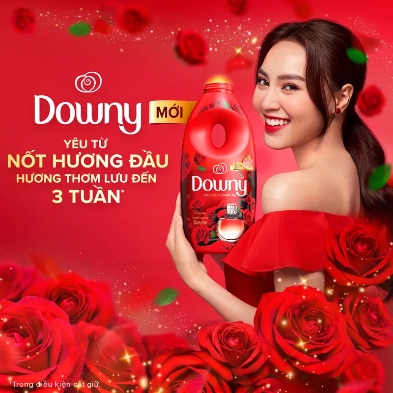 Nước Xả Vải Downy Hương Đam Mê 3L