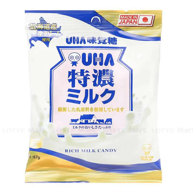 Kẹo Sữa UHA Tokuno Gói 67g