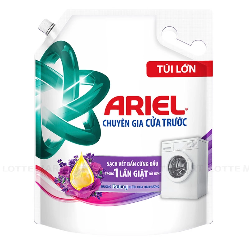 Nước Giặt Ariel Cửa Trước Hương Downy Oải Hương Túi 3.05kg