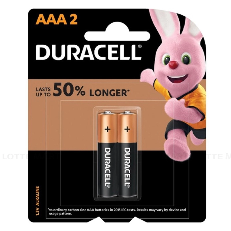 Pin Kiềm AAA Duracell Vỉ 2 Viên
