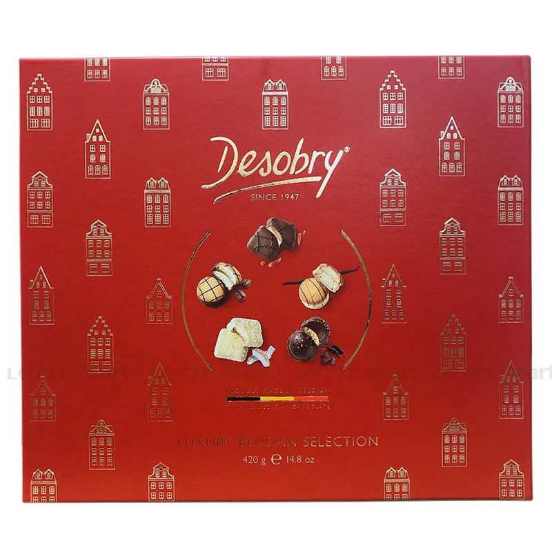 Bánh Quy Desobry Luxury Belgian Biscuits Hộp 420G