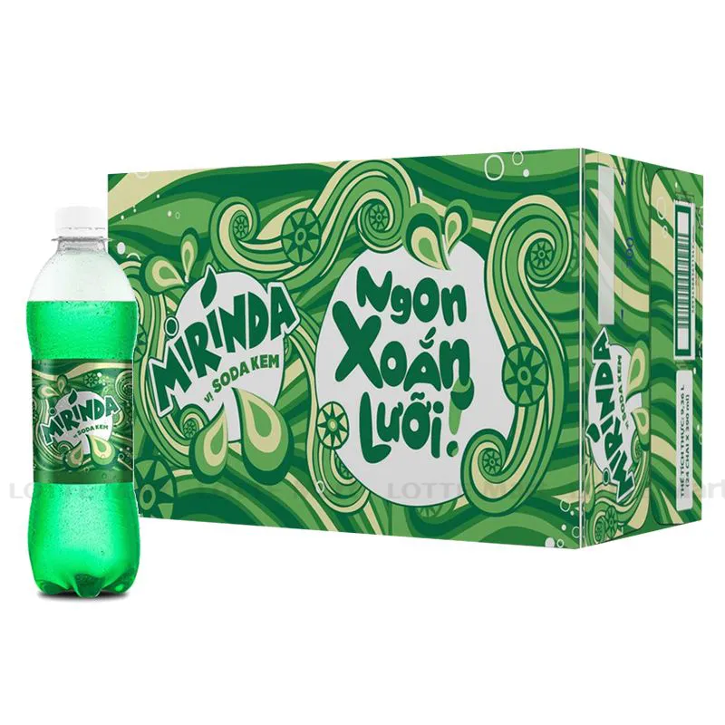 Nước Ngọt Mirinda Hương Soda Kem Thùng 24 Chai 390ml