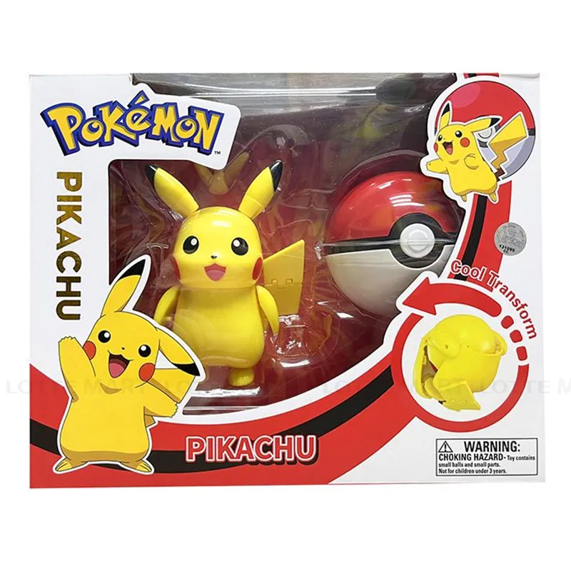 Đồ Chơi Bóng Pokemon Biến Hình Pikachu