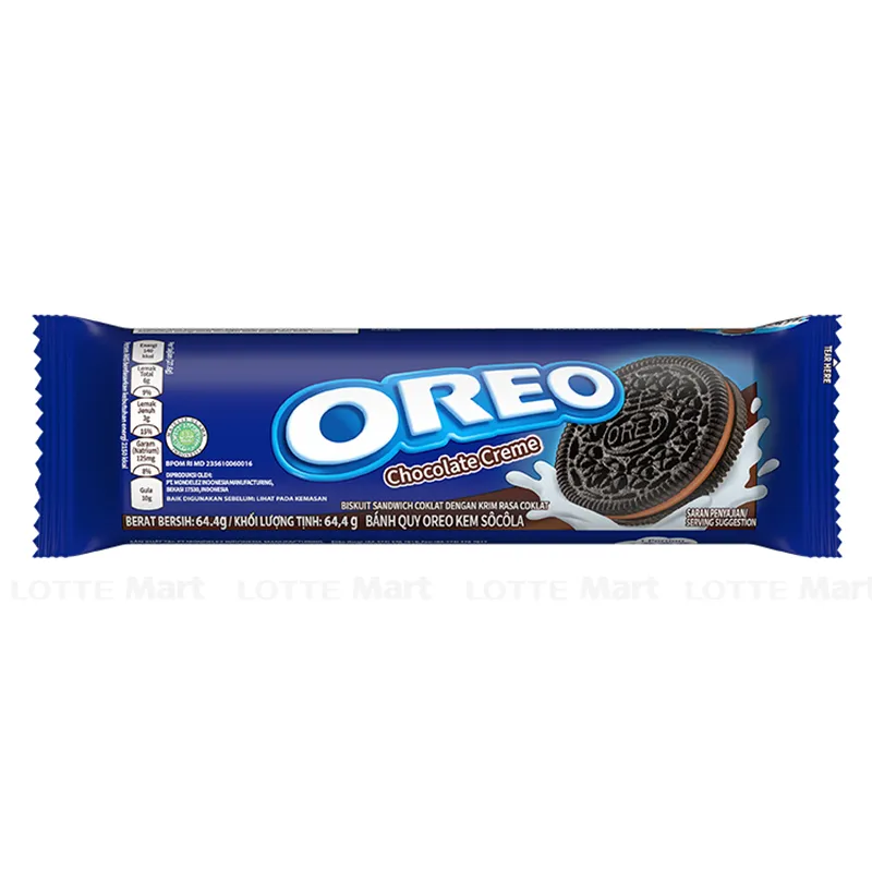Bánh Quy Oreo Vị Kem Socola 64.4G