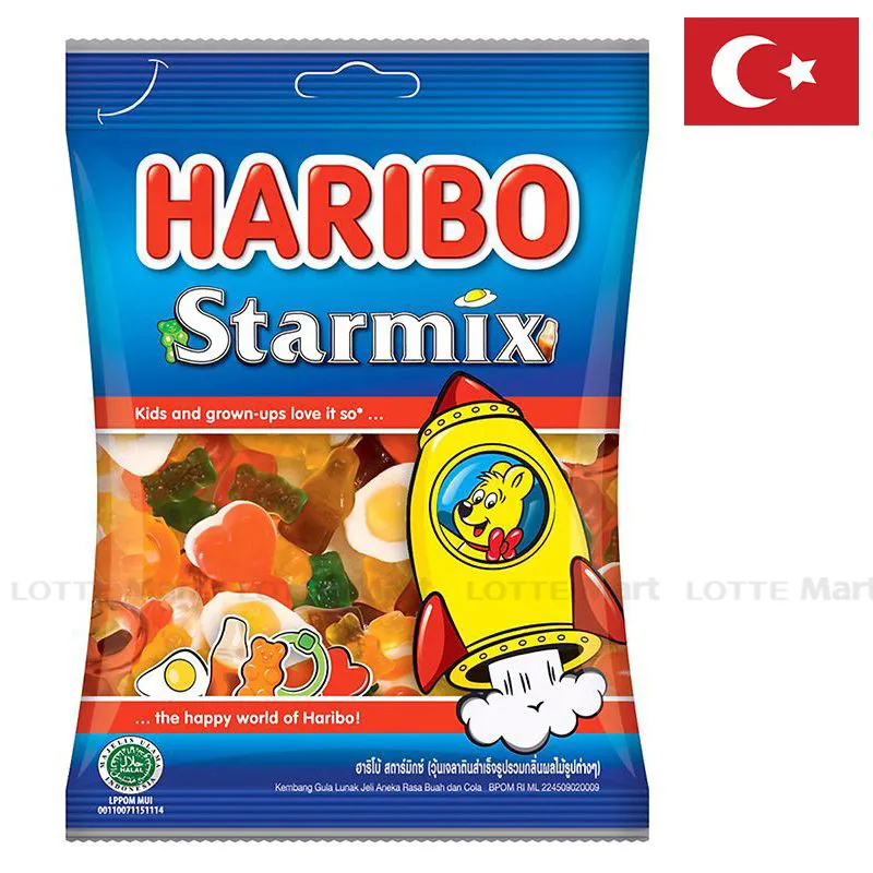 Kẹo Dẻo Haribo Starmix Bịch 160G
