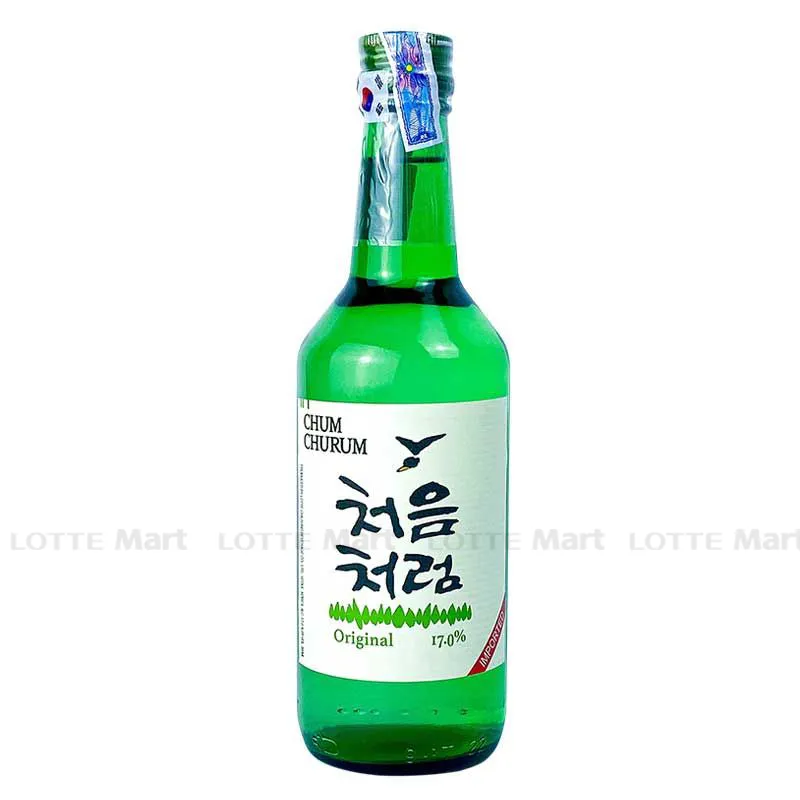 Rượu soju Hàn Quốc Chum-Churum vị truyền thống chai 360ml