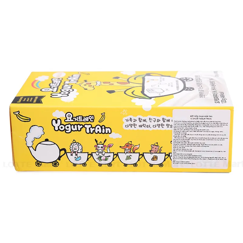 Sữa Chua Dạng Bột Hometaco Yogurt Train Vị Chuối Hộp 120g (20g x 6 Gói)