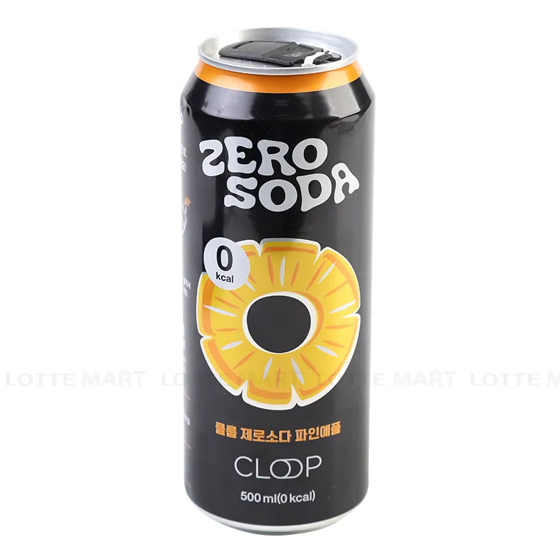 Nước Soda Zero Cloop Vị Dứa Lon 500ml