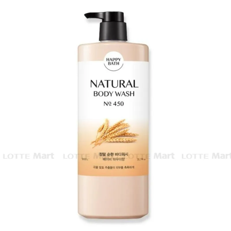 Sữa Tắm Dưỡng Da Tinh Chất Lúa Mạch Happy Bath Natural Natural No.450 ...