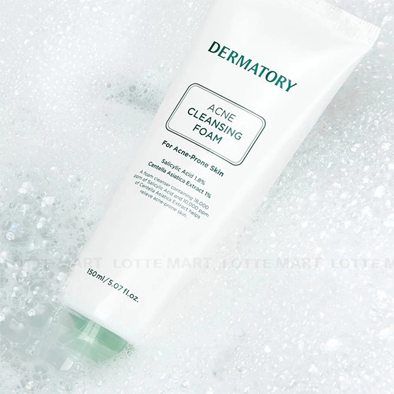 Sữa Rửa Mặt Dermatory Pro Trouble Acne Cleansing Foam Tuýp 150ml