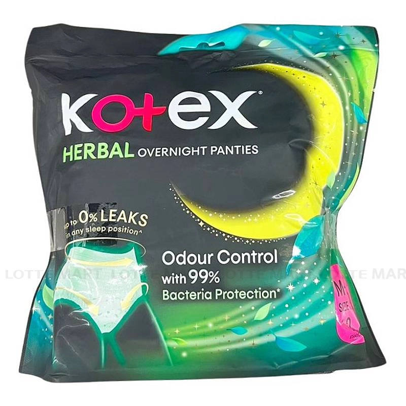 Băng Vệ Sinh Dạng Quần Kotex Thảo Dược Kháng Khuẩn Size M-L Bịch 2 Miếng