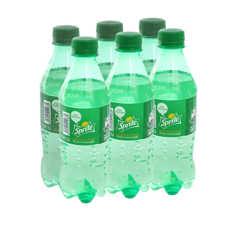 Lốc 6 Chai Nước Ngọt Sprite (390ml x 6 Chai)-[ONL] Mua 2 Lốc Tặng 1 Ly ...