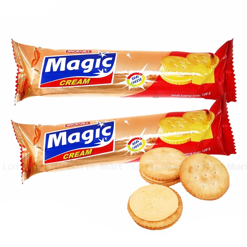 Bánh Cracker Magic Cheese Gói 108g