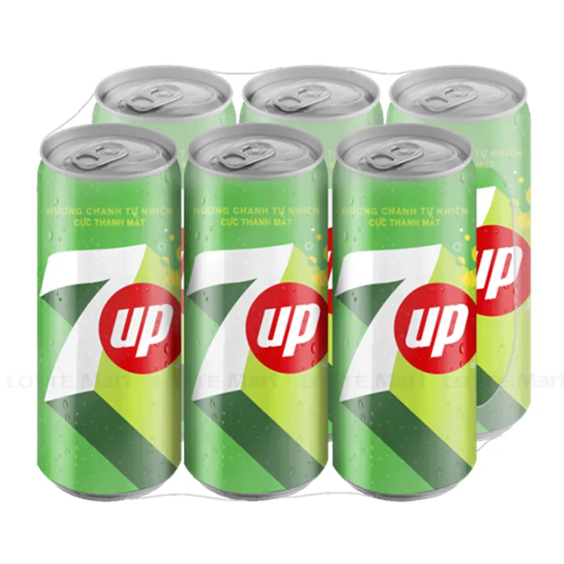 Nước Ngọt Có Gas 7Up 320ml x Lốc 6 Lon