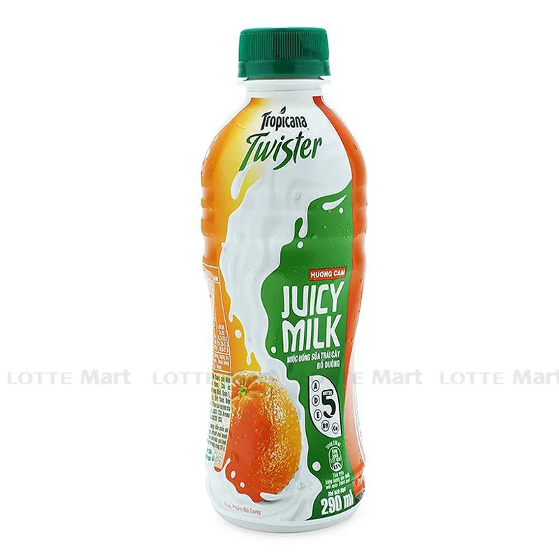 Sữa Trái Cây Juicy Milk Vị Cam Chai 320ml