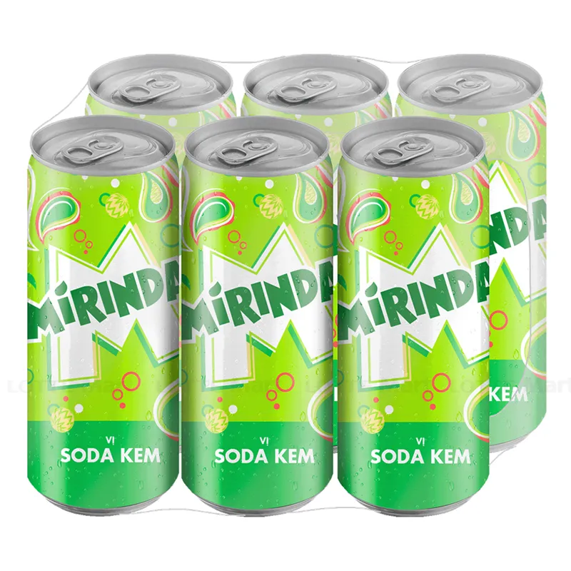 Nước Ngọt Mirinda Vị Soda Kem 320ml x Lốc 6 Lon