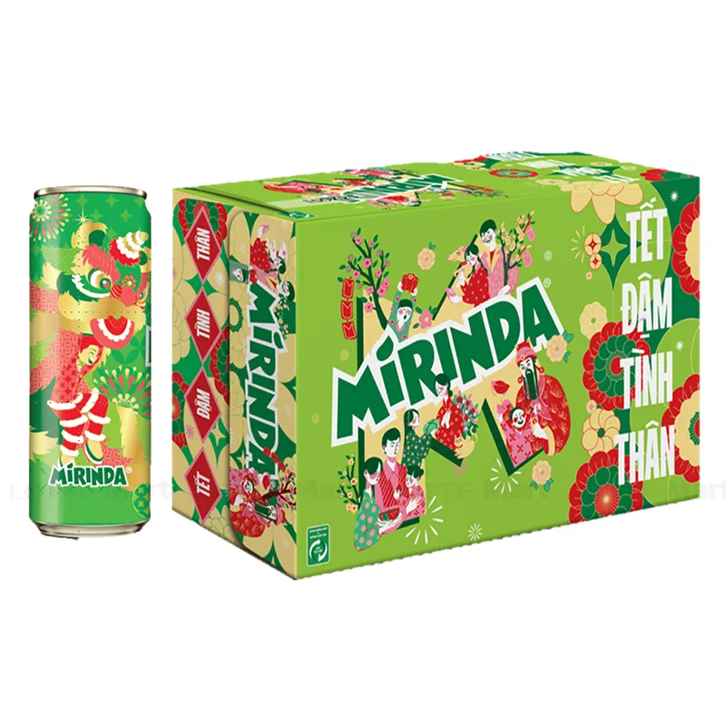 Nước Ngọt Mirinda Hương Soda Kem Thùng 24 Lon 320ml