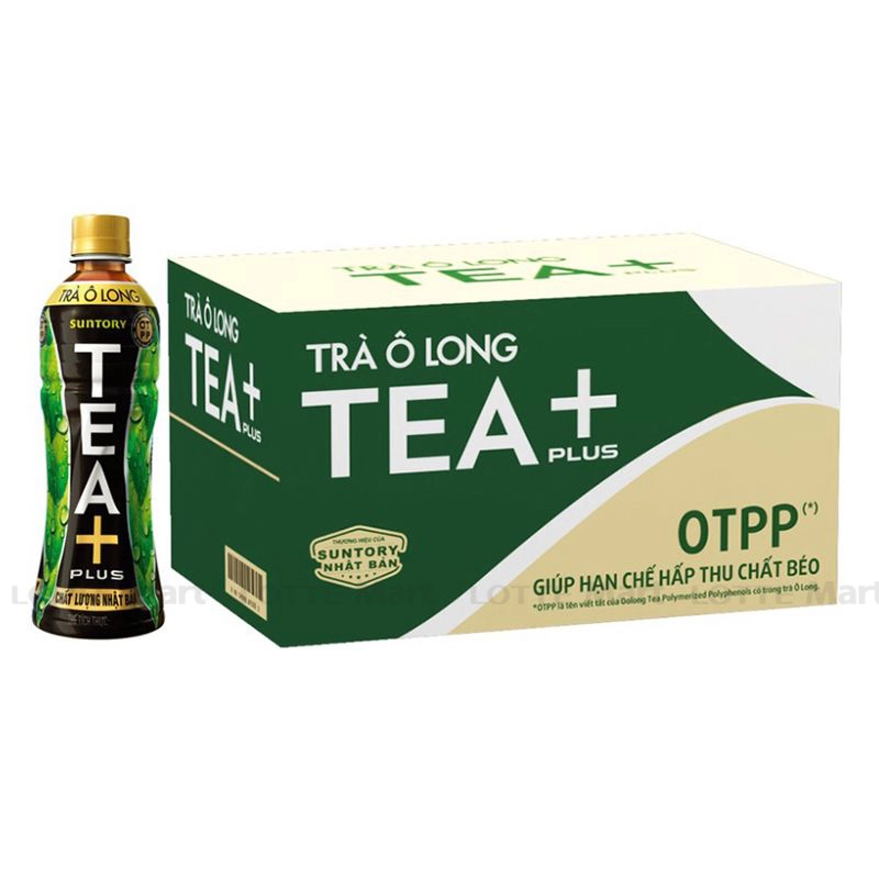 Trà Ô Long Tea+ Plus 450ml/Chai Thùng 24 Chai