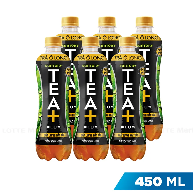 Trà Ô Long Tea Plus 450ml x Lốc 6 Chai
