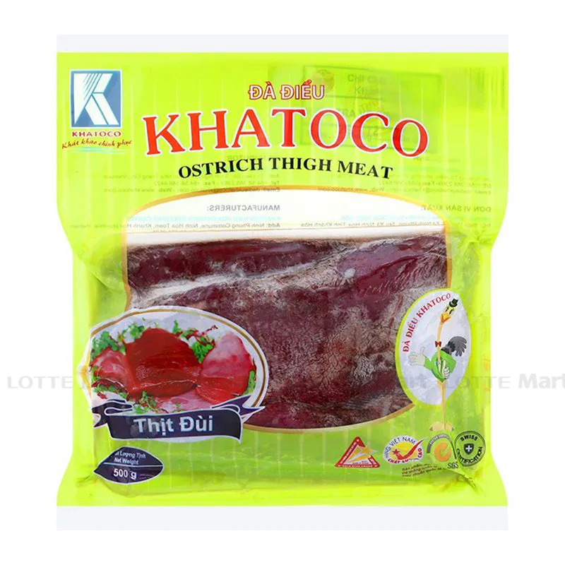 Thịt đùi đà điểu Khatoco 500g