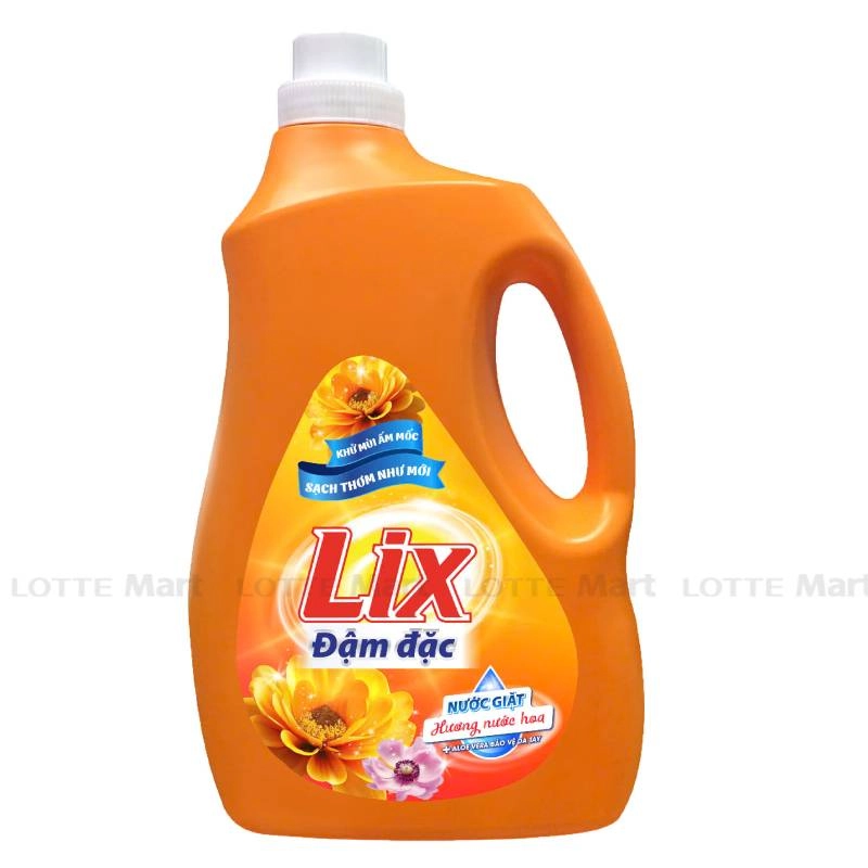 Nước Giặt Lix Hương Nước Hoa Chai 3.3kg