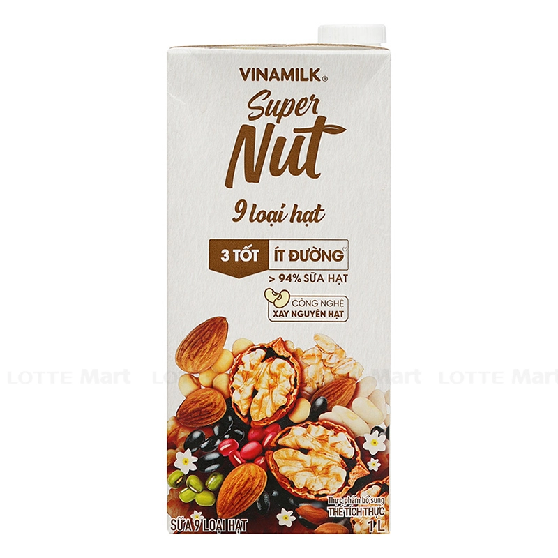 Sữa Vinamilk Super Nut 9 Loại Hạt Hộp 1L