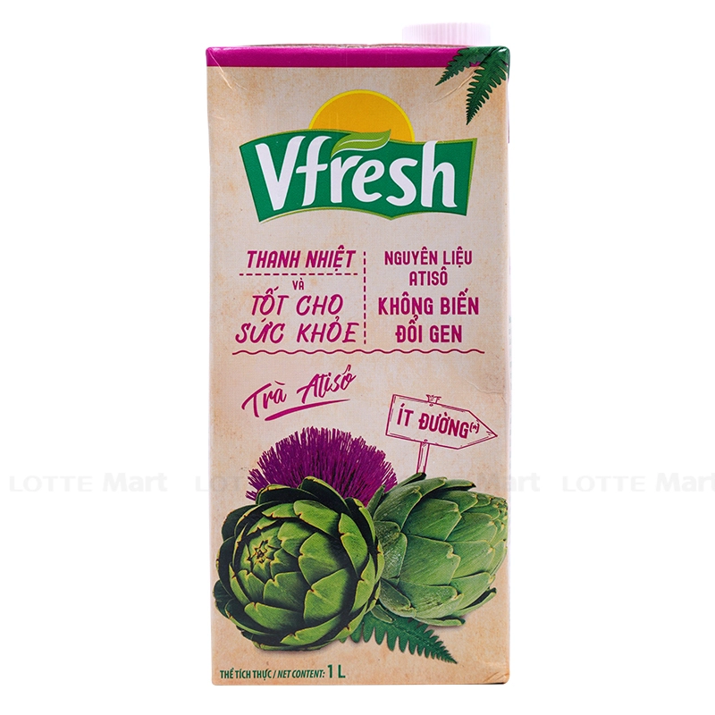 Trà Atiso VFresh Ít Đường Hộp 1L