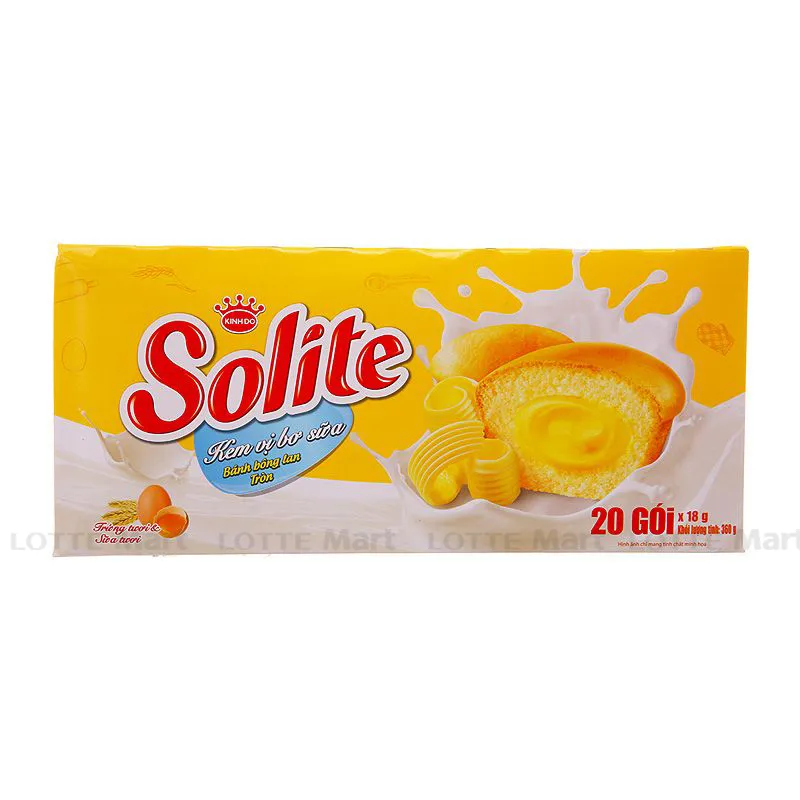 Bánh Solite Vị Kem Bơ Sữa 360G