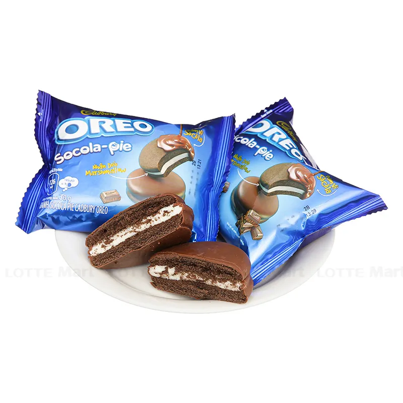 Bánh Socola Pie Cadbury Oreo Hộp 360G (12 Gói x 30G)