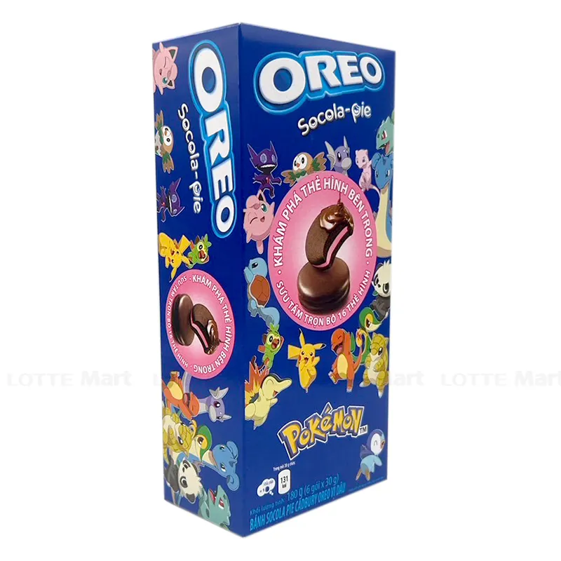 Bánh Oreo Socola Pie Vị Dâu 180g