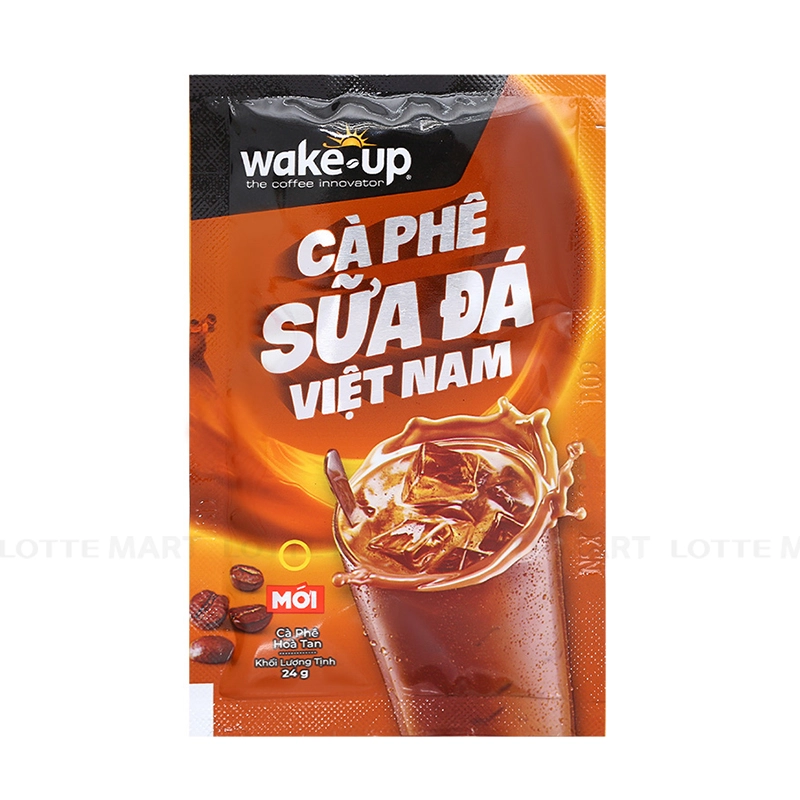 Cà Phê Sữa Đá Wake Up Hộp 10 Gói 24G