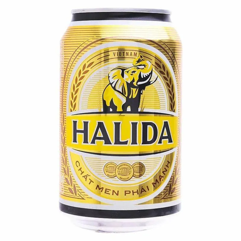 Bia Halida Lon 330ml