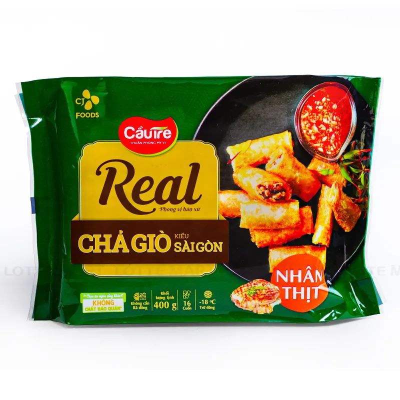 Chả Giò Real Thịt Cầu Tre Gói 400G
