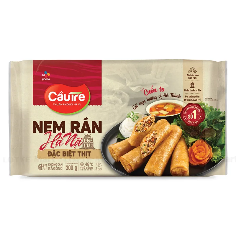 Nem Rán Hà Nội Thịt Đặc Biệt CJ Gói 300G