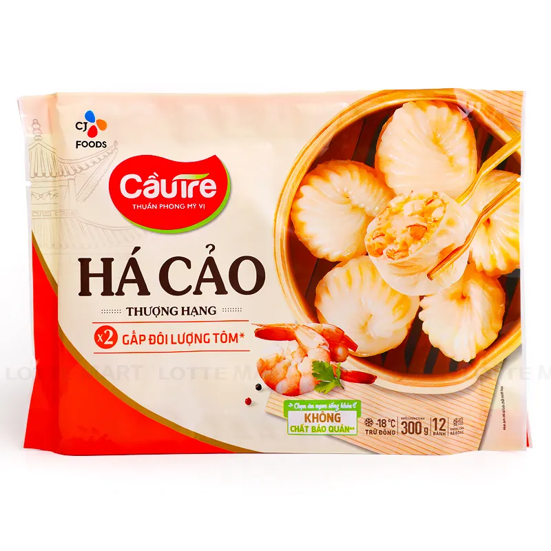 Há Cảo Thượng Hạng CJ Cầu Tre Gói 300G (12 Bánh)