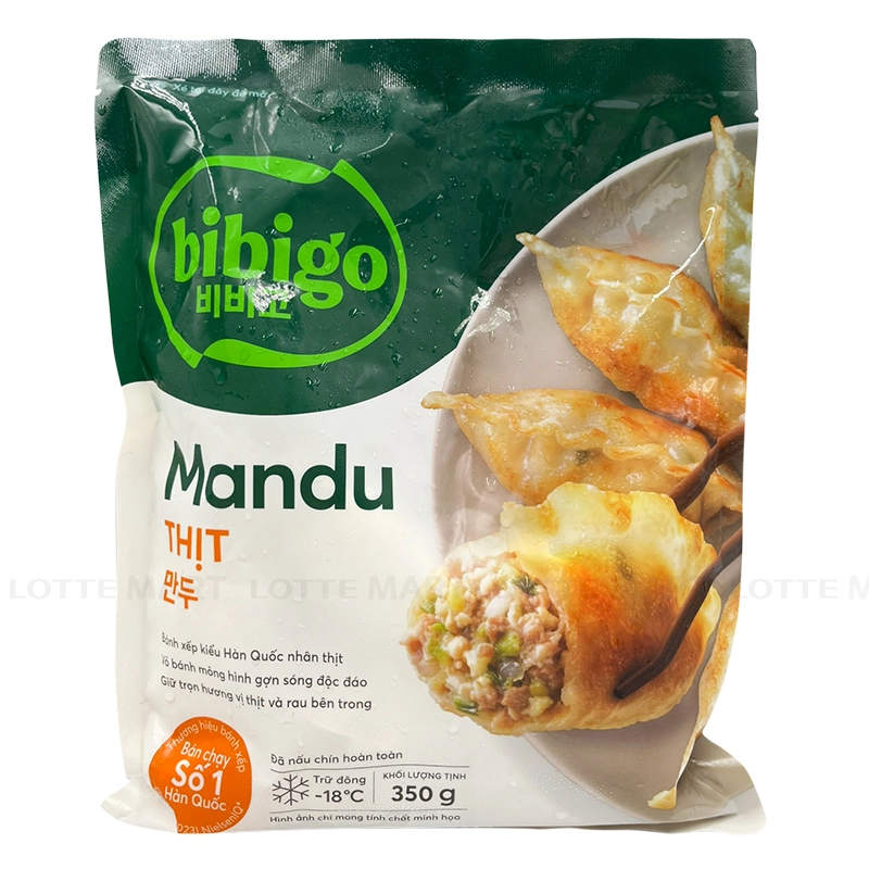 Bánh Xếp Hàn Quốc Nhân Thịt CJ Cầu Tre Bibigo Gói 350G