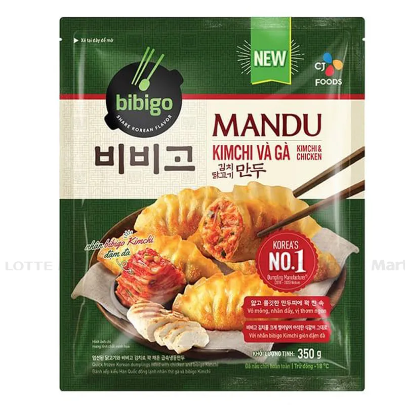 Mandu kim chi và gà CJ 350G