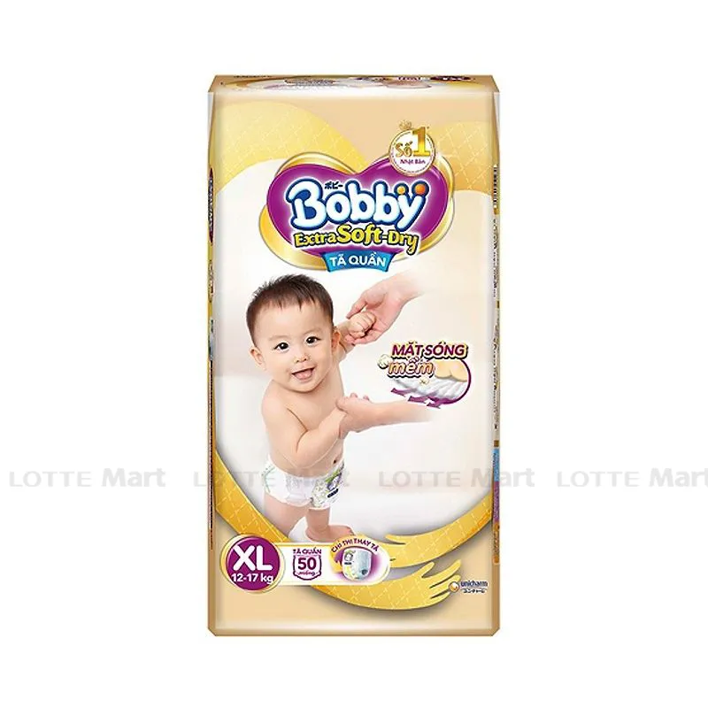 Tã Quần Bobby Extra Soft Dry Size XL 46 Miếng (12-17kg)