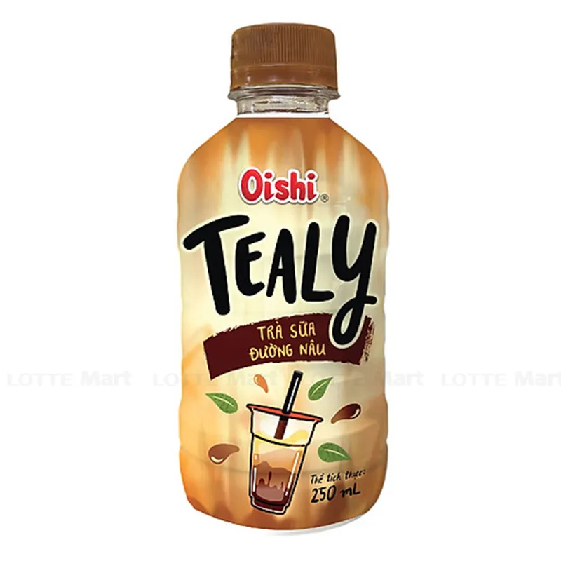 Trà Sữa Tealy Đường Nâu Chai 250Ml