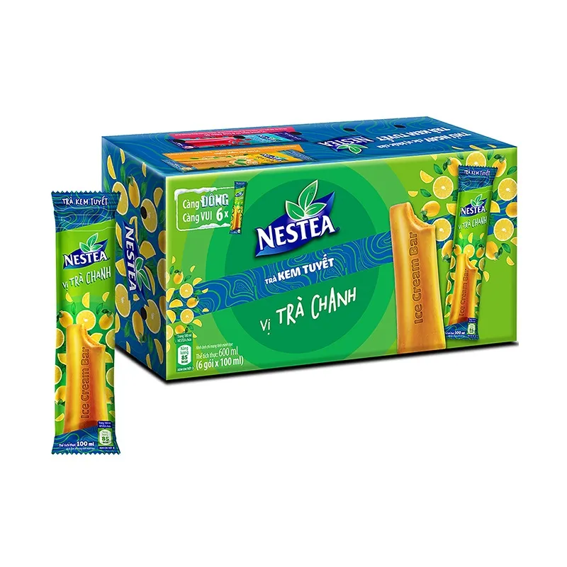 Hộp 6 Trà Kem Tuyết Nestea Vị Trà Chanh 85ml